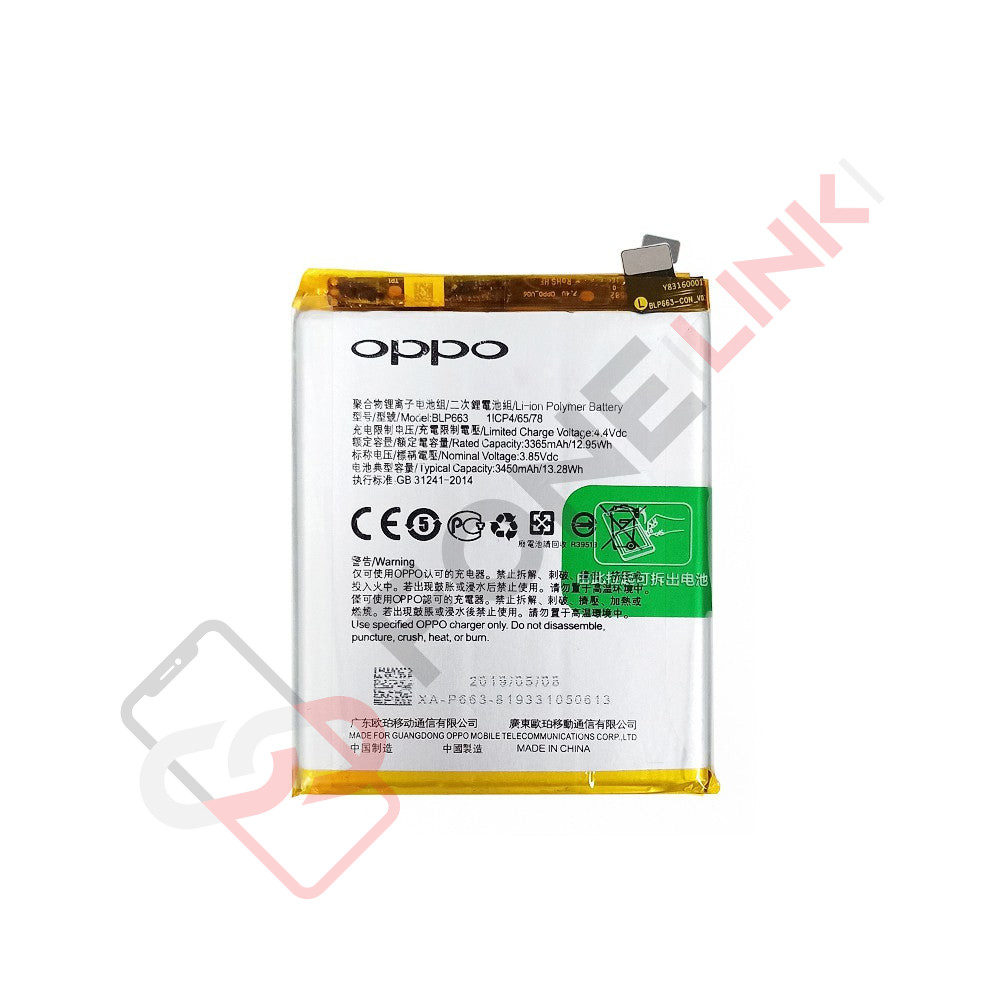 Oppo R15 Battery BLP663 at Just AUD $ 20.40+ GST - Fonelink