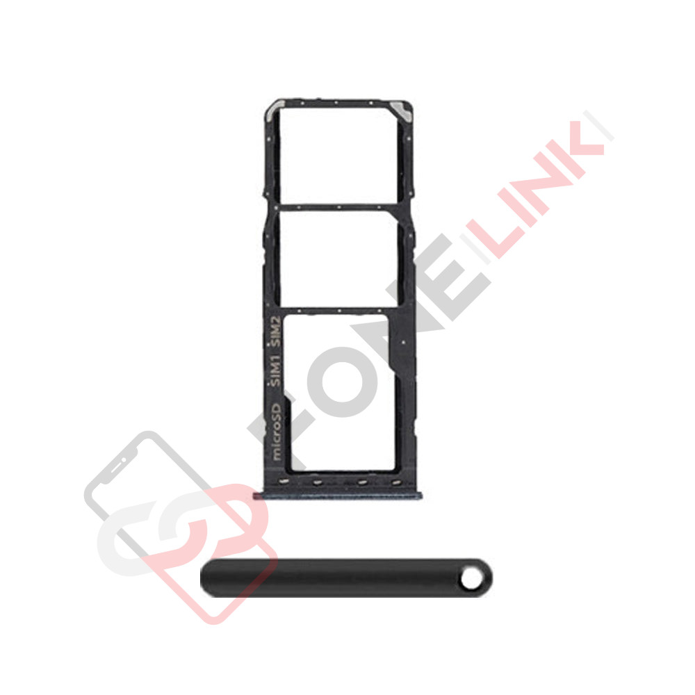 Samsung A20 A205 Sim Tray Black at Just AUD $ 9.99+ GST - Fonelink