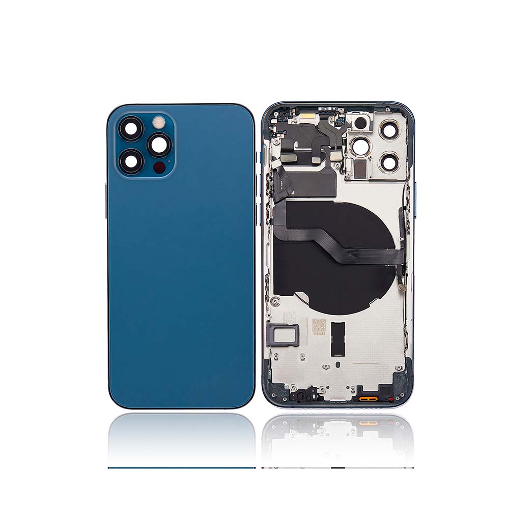 iPhone 12 Pro Main Frame/ Housing With Parts Pacific Blue at Just AUD ...