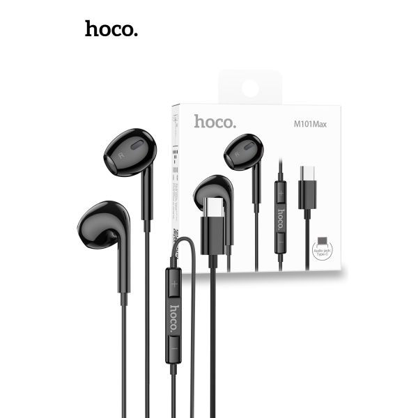 Hoco M101 Max Crystal USB-C Handsfree - Black at Just AUD $ 34.50+ GST ...