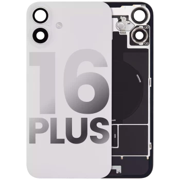 iPhone 16 Plus Back Glass White With Steel Plate With Wireless NFC ...