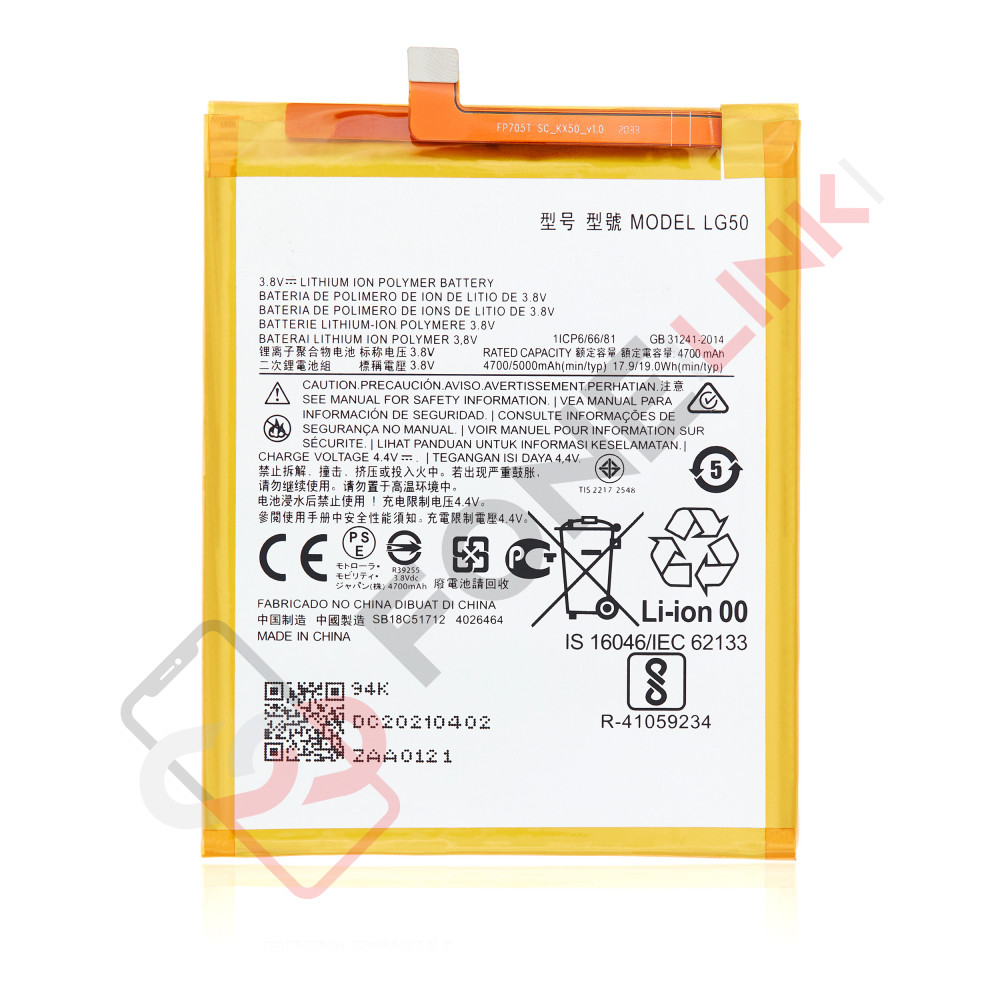 Motorola Fusion One Battery Lg50 at Just AUD $ 27.00+ GST - Fonelink