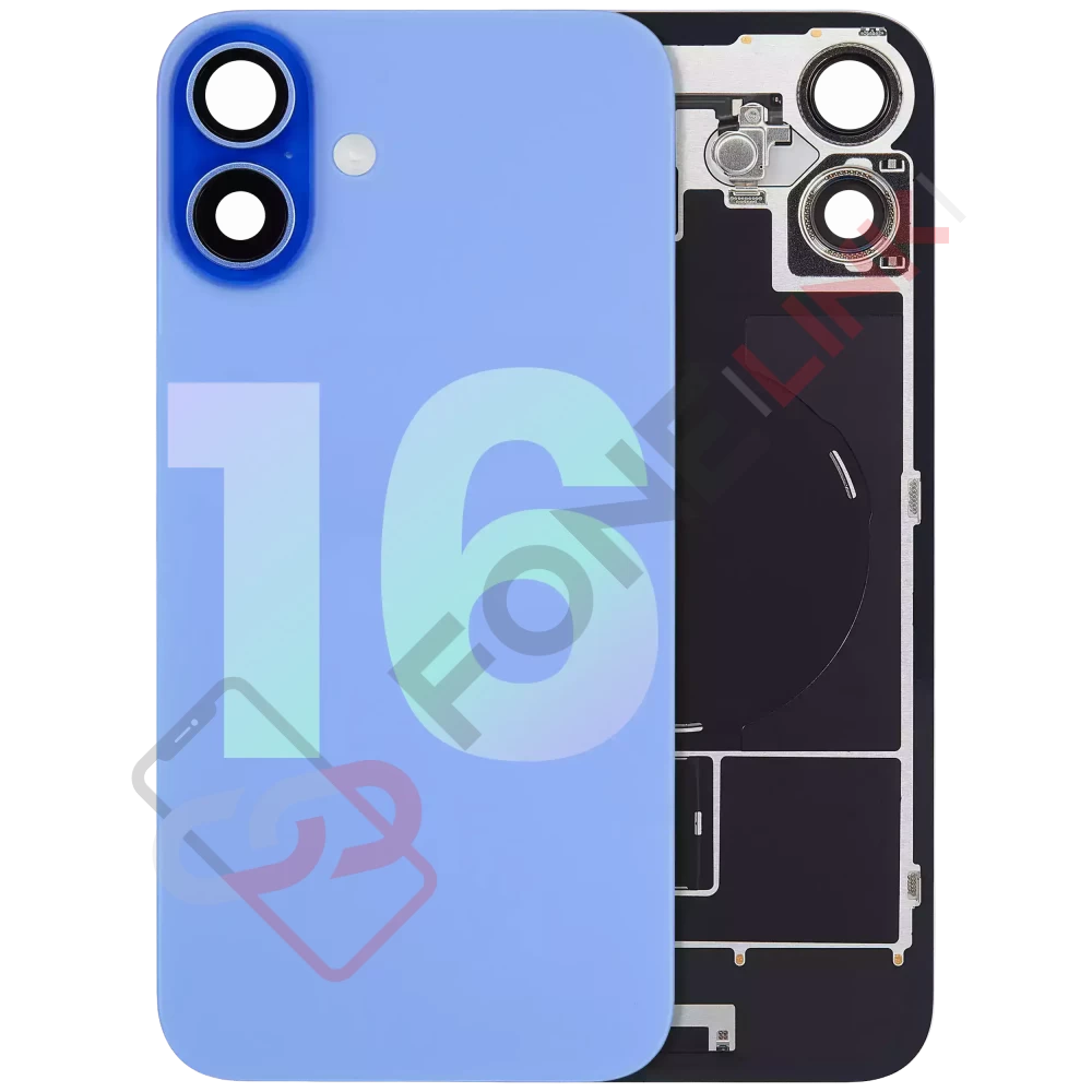 iPhone 16 Back Glass Ultramarine With Steel Plate With Wireless NFC ...